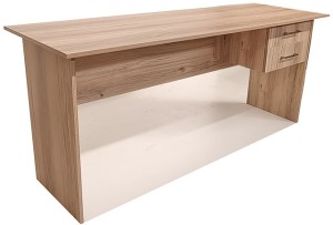 Flatpack DIY London 2 Drawer Desk 150cm Engineered Wood Office Table ...