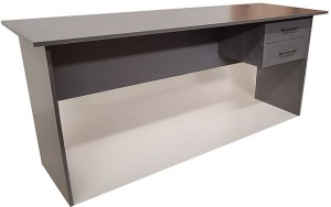 Flatpack DIY London 2 Drawer Desk 150cm Engineered Wood Study Table | Makro