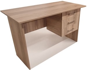 Flatpack DIY London 3 Drawer Desk 120cm Engineered Wood Study Table | Makro