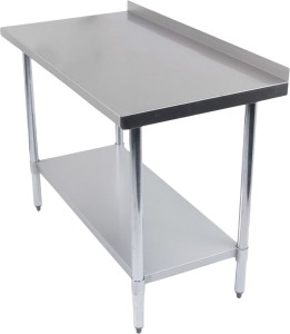 1700mm Stainless Steel Table (SplashBack) SB Steel Multipurpose Table ...