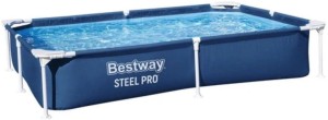 Bestway 2.21m x 1.5m x 43m Rectangular Pool with Stand Beach Toys ...