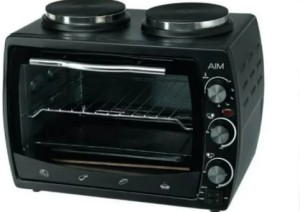 Aim 22-Litre AIM Compact Oven With Two Plates Electric Coil Stove Oven ...