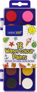 Marlin Kids 12 Water Colours Paint in Box | Makro