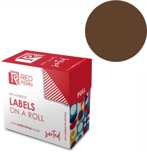 Redfern Labels C25 Round Colour Code Rolls Self-Adhesive Paper Label ...