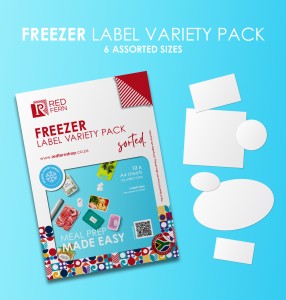Redfern Labels Freezer Variety Self-Adhesive Label Pack Self-Adhesive ...