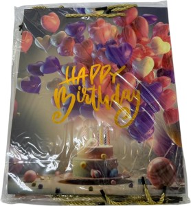 Generic Solid Paper Hand Bags For Birthday | Makro