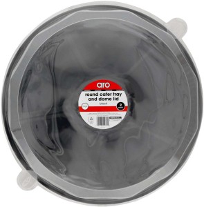 Aro Round Cater Tray And Dome Lid Large Dinner Plate | Makro
