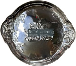 Eotia 440448 Round Shaped Stainless Steel Tray | Makro