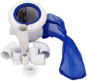 Poolskim Poolskim Automated Pool skimmer White Pool Leaf Skimmer | Makro