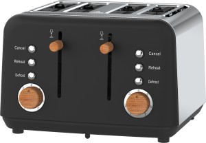 Boden Stark BS-TS401B 1850 W Electric Pop Up Toaster | Makro