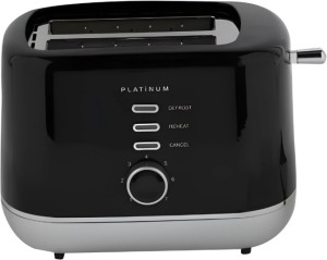 Platinum Black 2 Slice Toaster (Parallel Import) 700 W Electric Pop Up ...