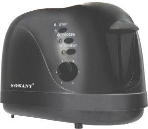 Sokany Cool touch 2 Slice toaster adjustable temperature 780 W Electric ...