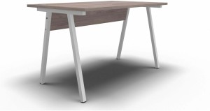 A-Frame Office Desk Shell 1200 x 750 x 722 - Mondego Elm Wood Portable ...
