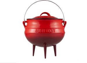 Bush Baby BushBaby Red No. 3 Enamel Coated 23cm Potjie with Lid 0 L ...