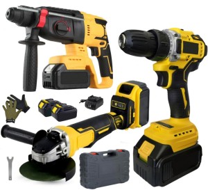 MSM Cordless 3-In-1 Angle Grinder, Hammer Drill, Power Drill | Makro