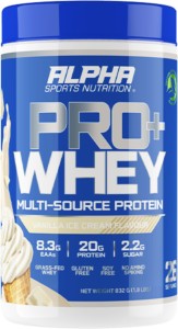 Alpha Sports Nutrition Pro+ Whey Vanilla Whey Protein | Makro