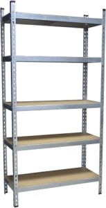 Pro Shelf Heavy Duty - 5 Tier Galvanised Shelf 1800x900x380mm Steel ...