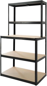 Infinity Homeware Tier-Shelving-Unit Steel, MDF(Medium Density Fiber ...