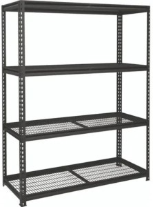 Fine Living Heavy Duty Industrial - 400kg/ Sh Steel Rack Shelf For ...