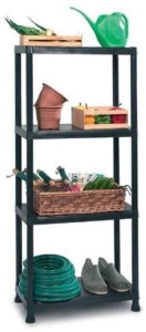 KIS, by Keter Plus 60-4 Plastic Rack Shelf For Storage | Makro