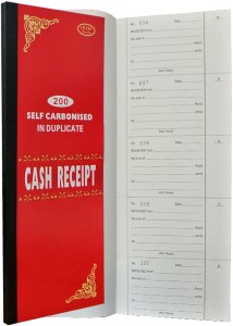 Alphacell Book cash receipt 200self-carbonized - V-64W Invoice Book | Makro