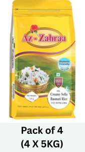 az zahra XXL Creamy Sella 1121 Extra Long Brown Basmati Rice (Long ...