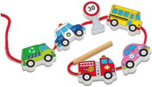 Viga Lacing Transport Blocks in a Box (13 Piece) Role Play Toy | Makro