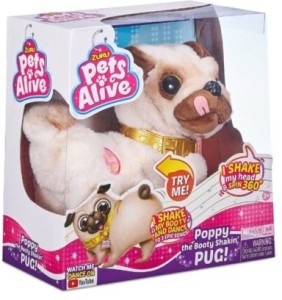 Pets Alive POPPY THE TWERKING PUG Role Play Toy | Makro
