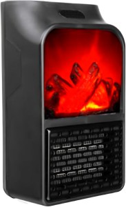 Generic 1000W Portable Electric Flame Heater Electric Place Heater | Makro