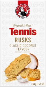 Bakers Tennis Classic Coconut flavoured Wheat Rusk | Makro