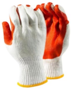 orange crayfish gloves