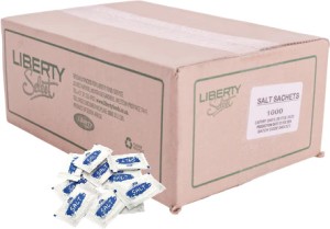 Liberty Select Salt Sachets (1000 per pack) Iodized Salt | Makro