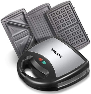 Sokany 3 In 1 Sandwich Maker Electric Toast | Makro