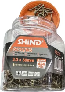 SHIND Carbon Steel Bugle Head Wood Screw | Makro