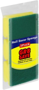Gr8 Save Nail Saver Sponge Scrub Sponge | Makro