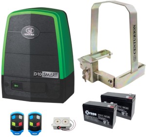 Centurion D10 Smart Gate Motor Kit incl Bracket Surface Mount Sliding ...