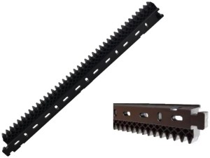 500mm Nylon RAZ Rack For Sliding Gate Surface Mount Sliding Gates | Makro