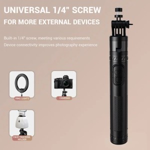 Just Simplified Quad Portable Tripod Bluetooth Selfie Stick | Makro