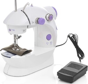 ELECTRO WORLD Portable Sewing Machine With Foot Pedal & Light & Line ...