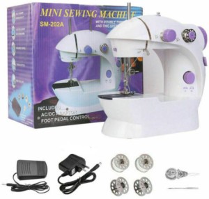 Generic Portable Mini Desktop Electric Sewing Machine Hand Held ...