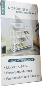 Simple Shoe Rack Metal Shoe Rack | Makro