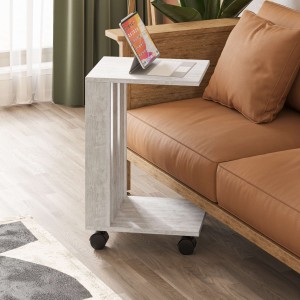 Ancient White Edi Side Table 191/AW Engineered Wood Side Table | Makro