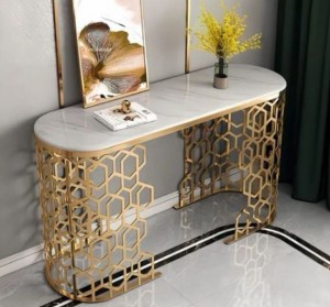 LUXY HX25 Metal Console Table | Makro