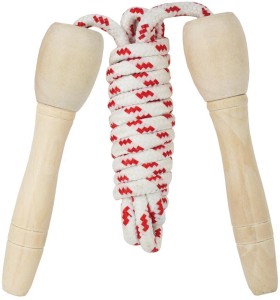 TREELINE Wooden Handle Skipping Rope (Pack of 12) Kids Skipping Rope ...