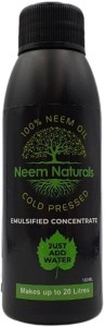 Neem Naturals Emulsified Cold Pressed Neem Oil - Pack Of 100ml Liquid ...
