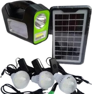 Generic Solar Lighting System Kit (Black) Solar Light Set | Makro