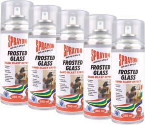 Sprayon Frosted Glass Semi-translucent Textured Flammable Spray Paints ...