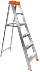Badger Aluminium Step Ladder 6 Step 150 kg 1800 mm Aluminium Ladder | Makro