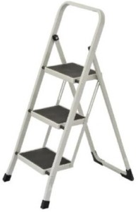 Step Ladder 3 steps Foldable Steel Ladder | Makro