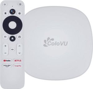 ColoVu 4K Google Certified Android TV Box - White Streaming Box | Makro